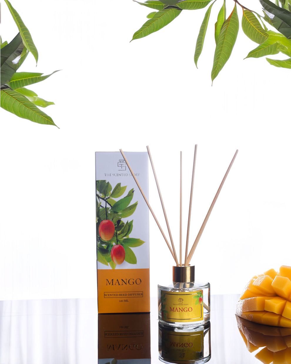 Mango Reed Sticks Diffuser | Tropical Home Fragrance – The Scented Story
